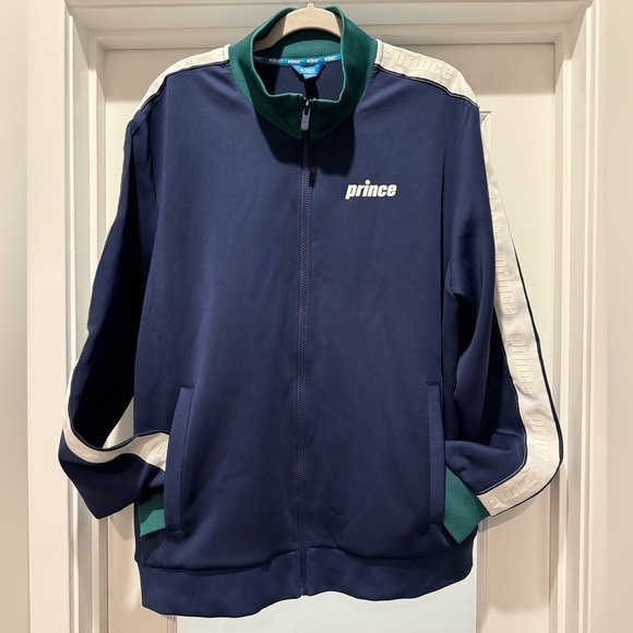 Prince | Jackets & Coats | Prince Pickleball Zip Up Jacket Xxl Blue ...
